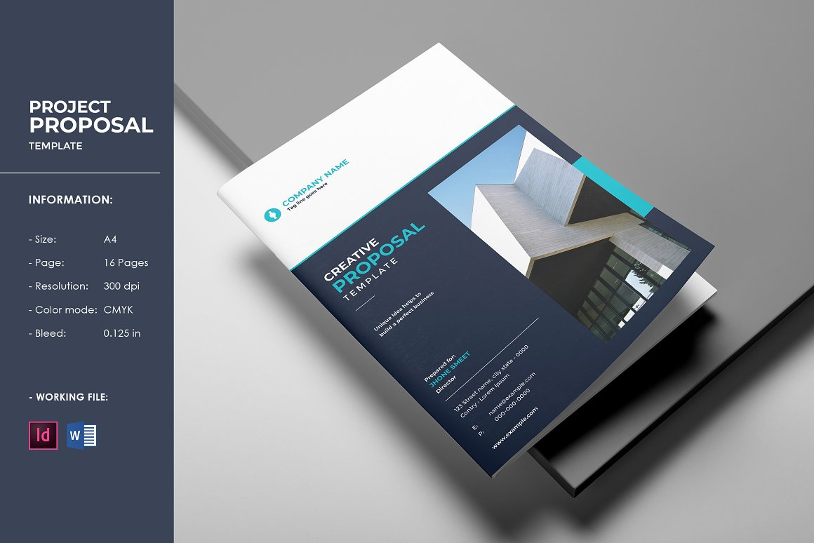 Creative Project Proposal Template 1 By Yandisaputrostd On Dribbble