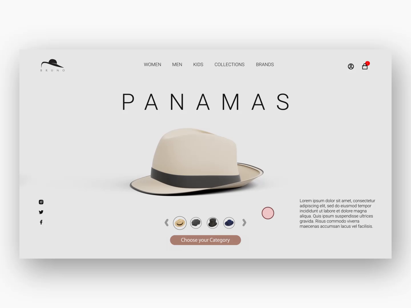 Hat Shop - 3D UI Animation by Mohammadreza Mohammadi for Duxica on Dribbble