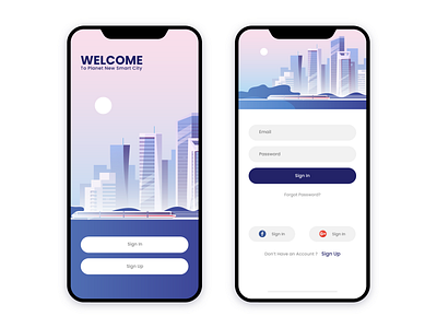 Login Screens • Align UI Design System by Akshay sharma on Dribbble