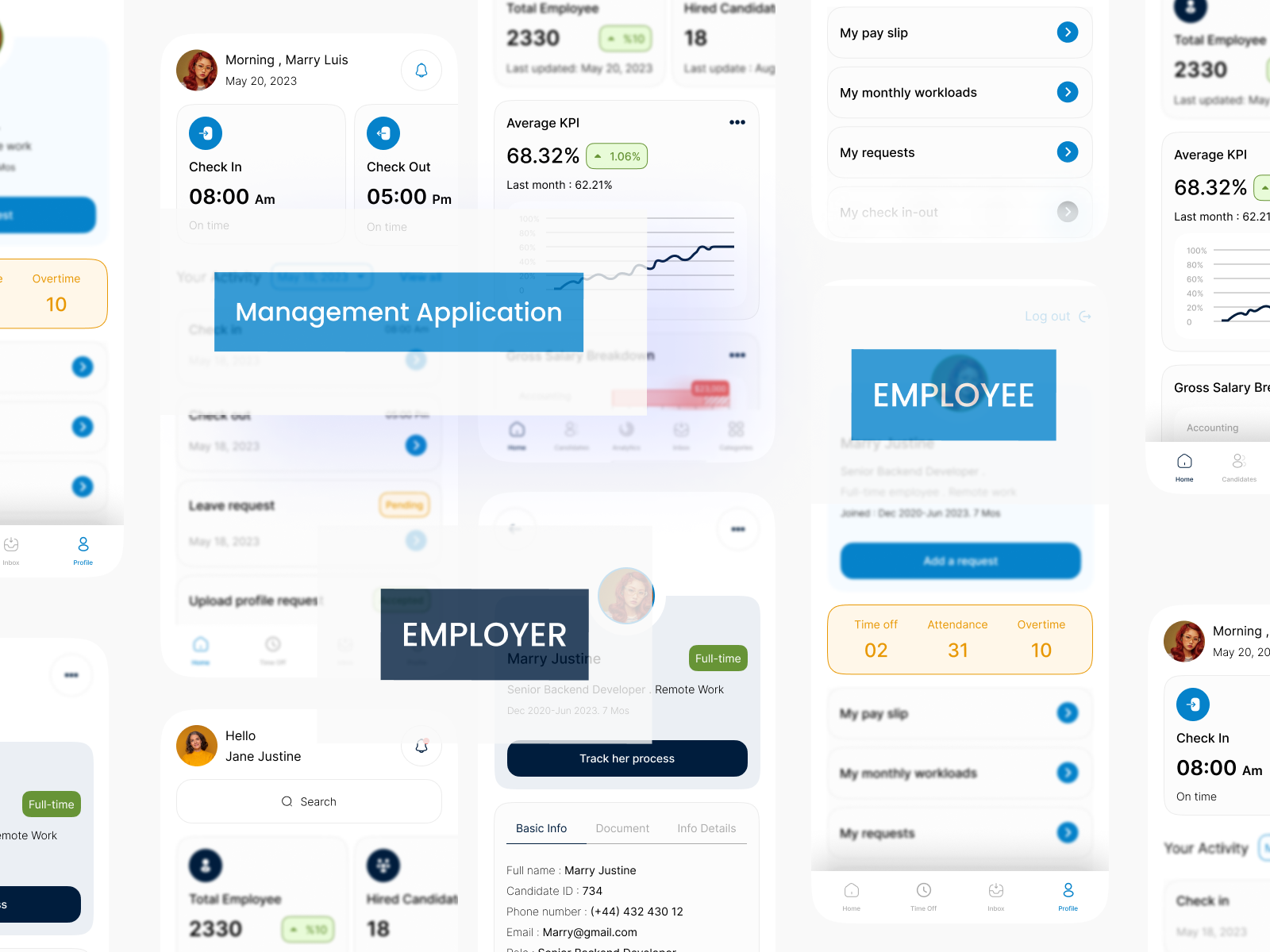 Employee Management App by Fatima Farah on Dribbble