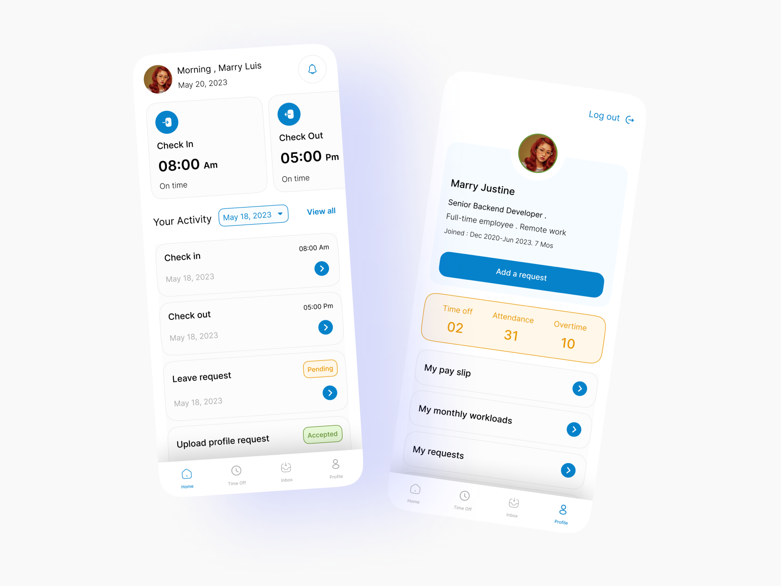 Employee Management App by Fatima Farah on Dribbble