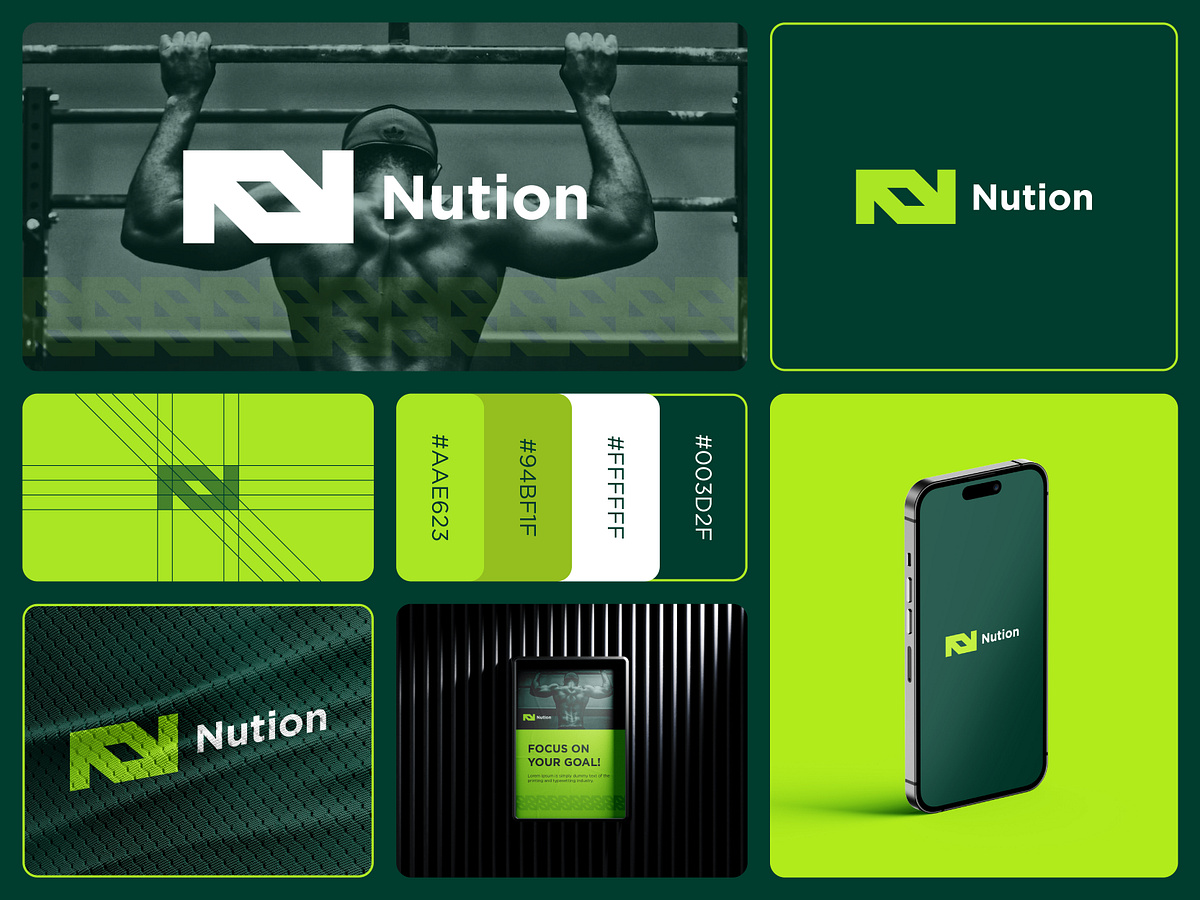 Nution - Logo Design Concept by Omar Faruk on Dribbble