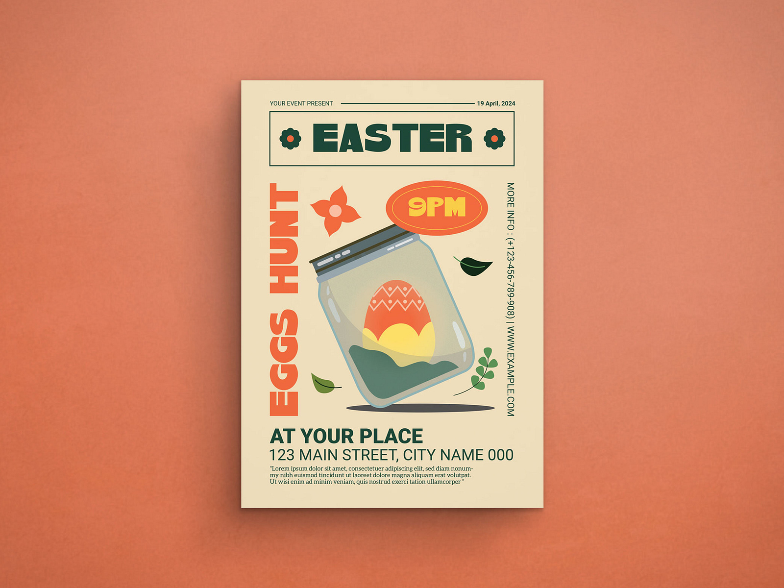 Easter Egg Flyer by Aldi Naufal on Dribbble