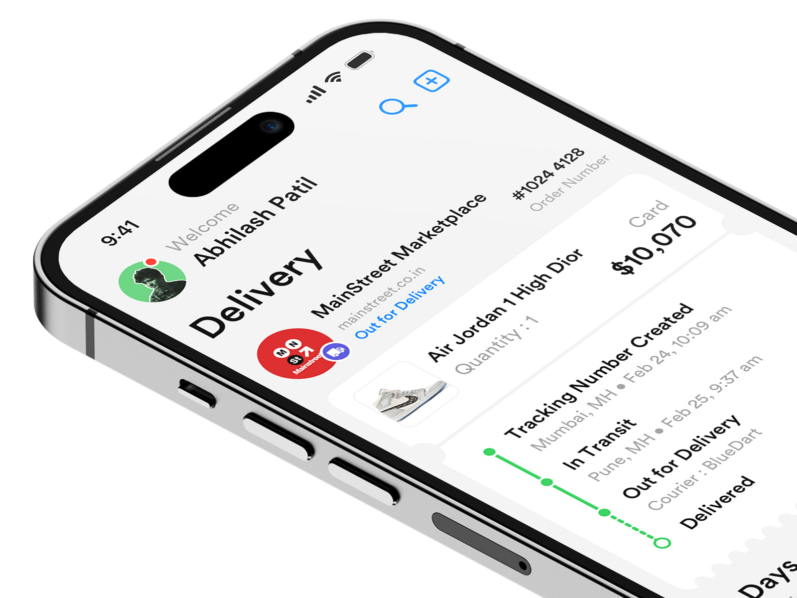 Delivery Application Concept by Abhilash Patil on Dribbble