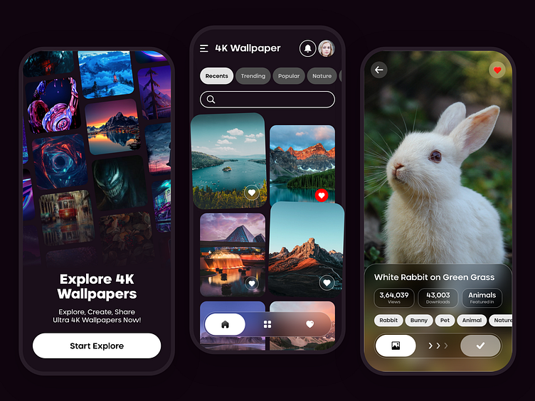 4K Wallpaper Minimal UI Design for Mobile App by ReDesign Solution on ... 4K Wallpaper Minimal UI Design for Mobile App by ReDesign Solution on ...