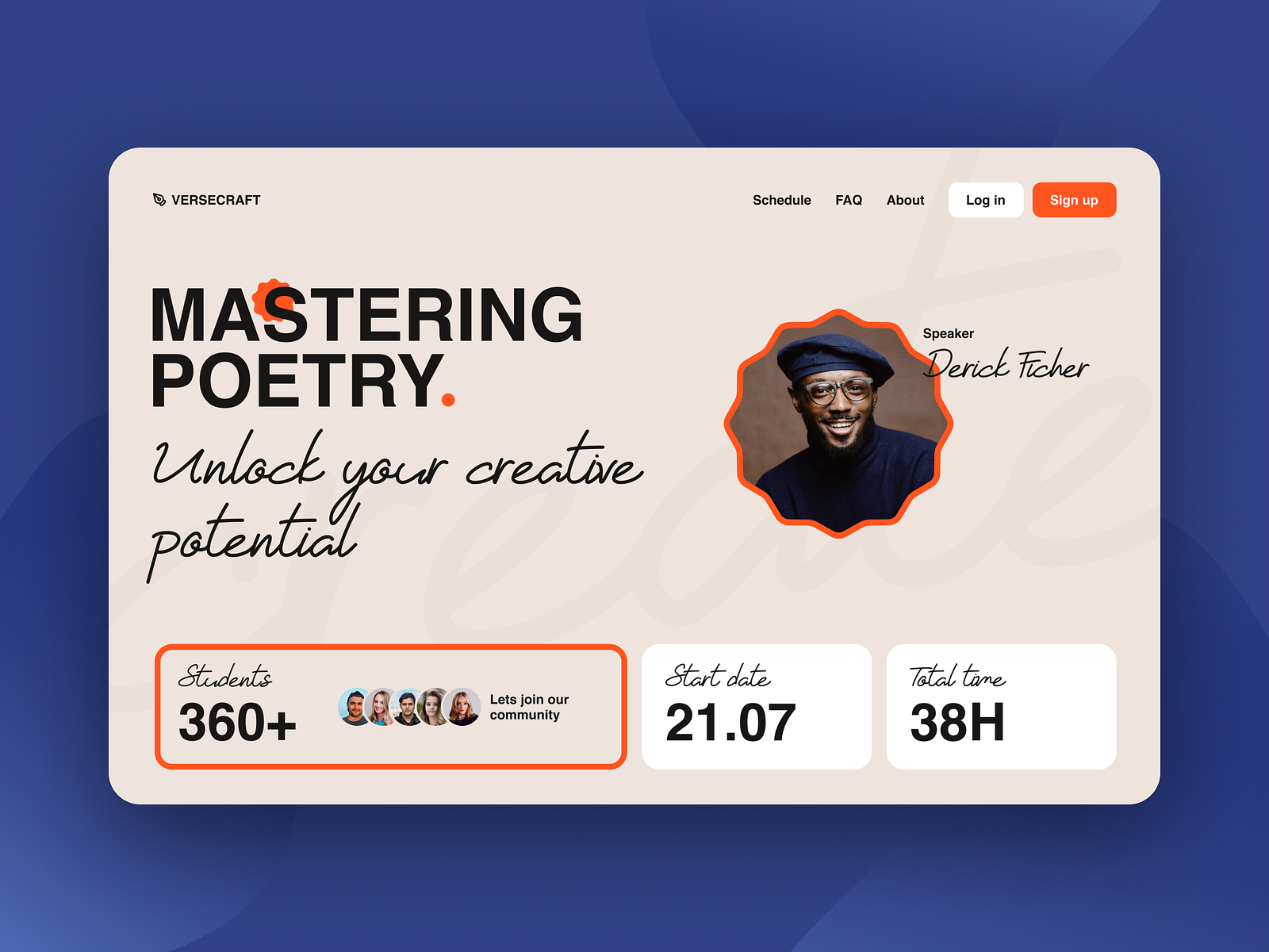The concept of a poetry offline learning service by MVP Lab on Dribbble