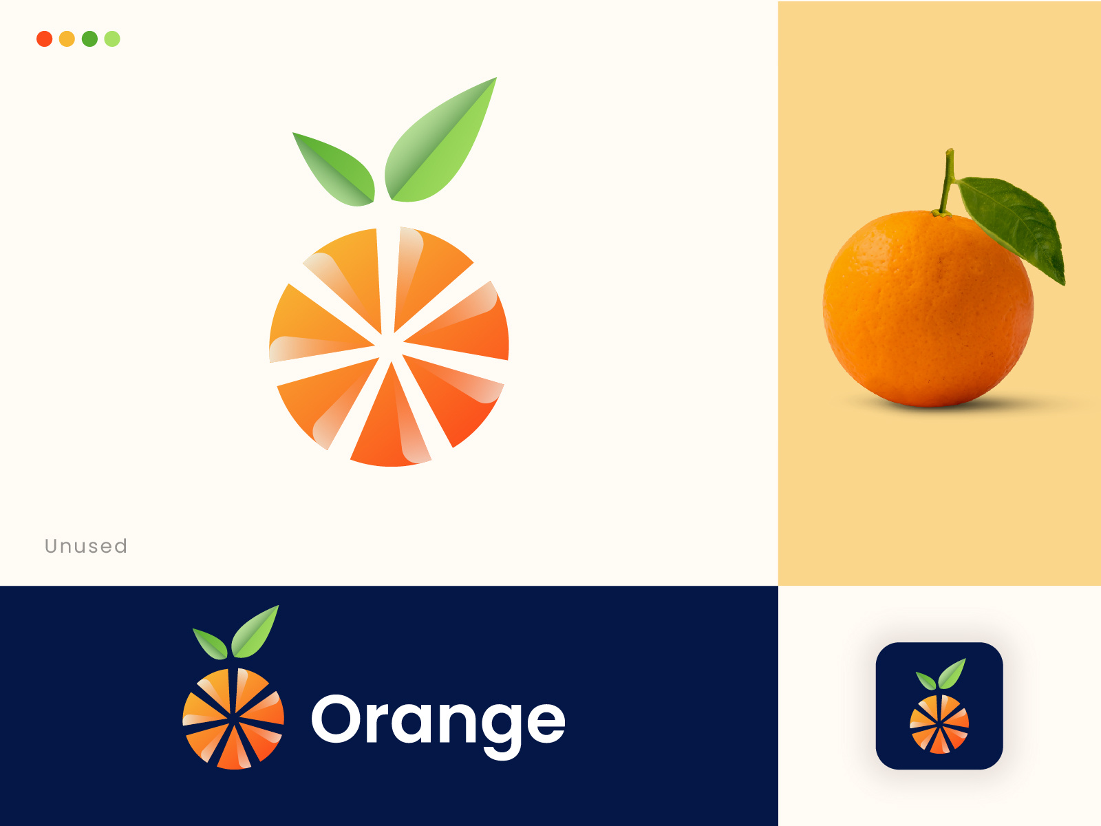 Orange Logo by Design Lab on Dribbble