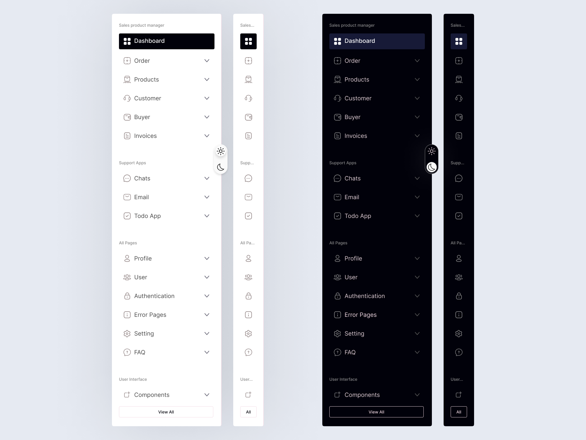 E-commerce Dashboard Sidebar Navigation - Untitled UI by Ahmed Tamjid ...