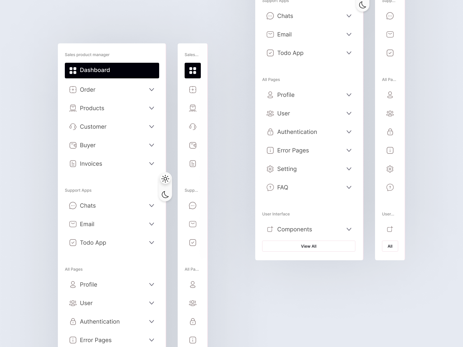 E-commerce Dashboard Sidebar Navigation - Untitled UI by Ahmed Tamjid ...