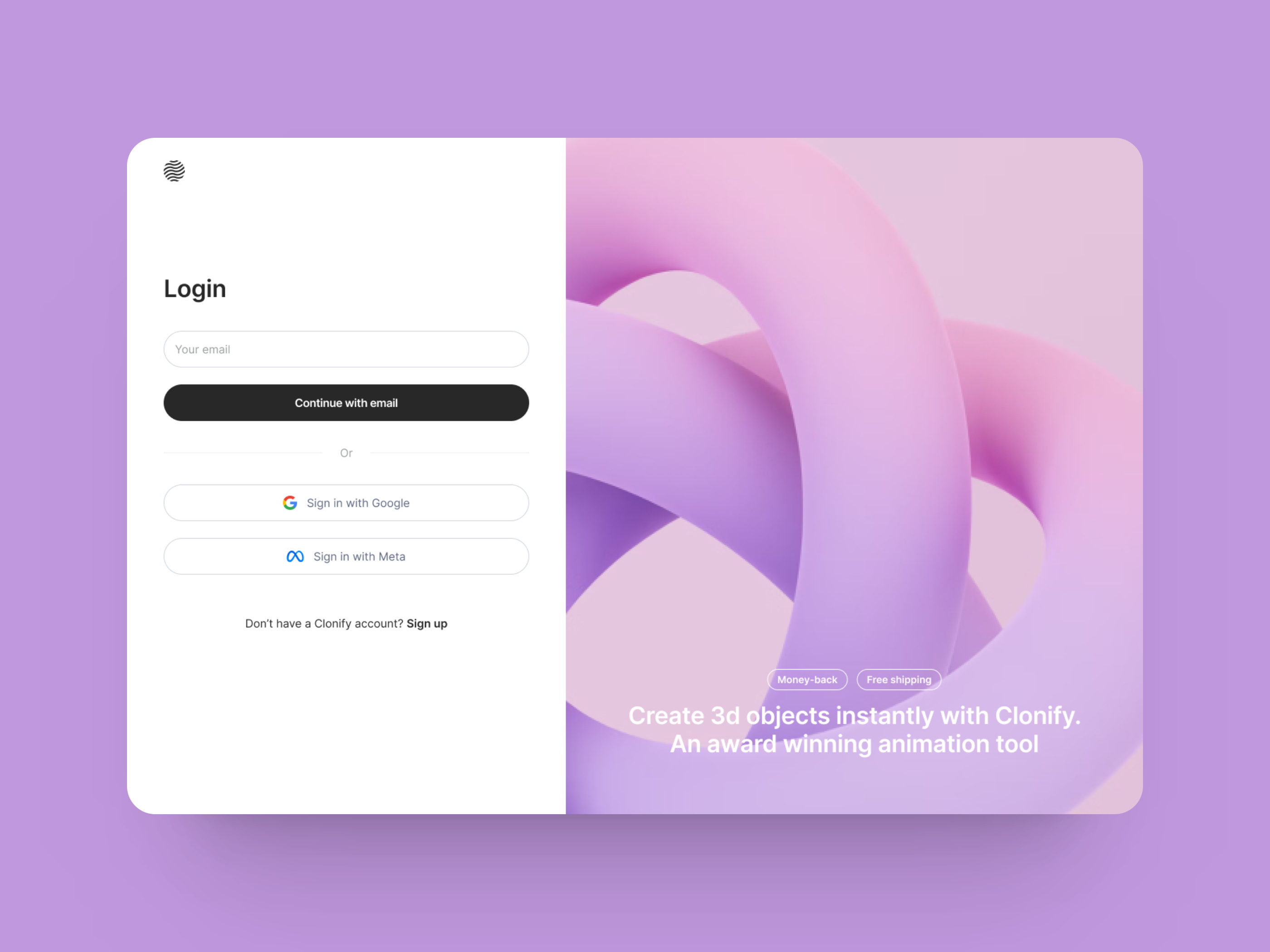 Account Pages — Clonify by Clonify on Dribbble