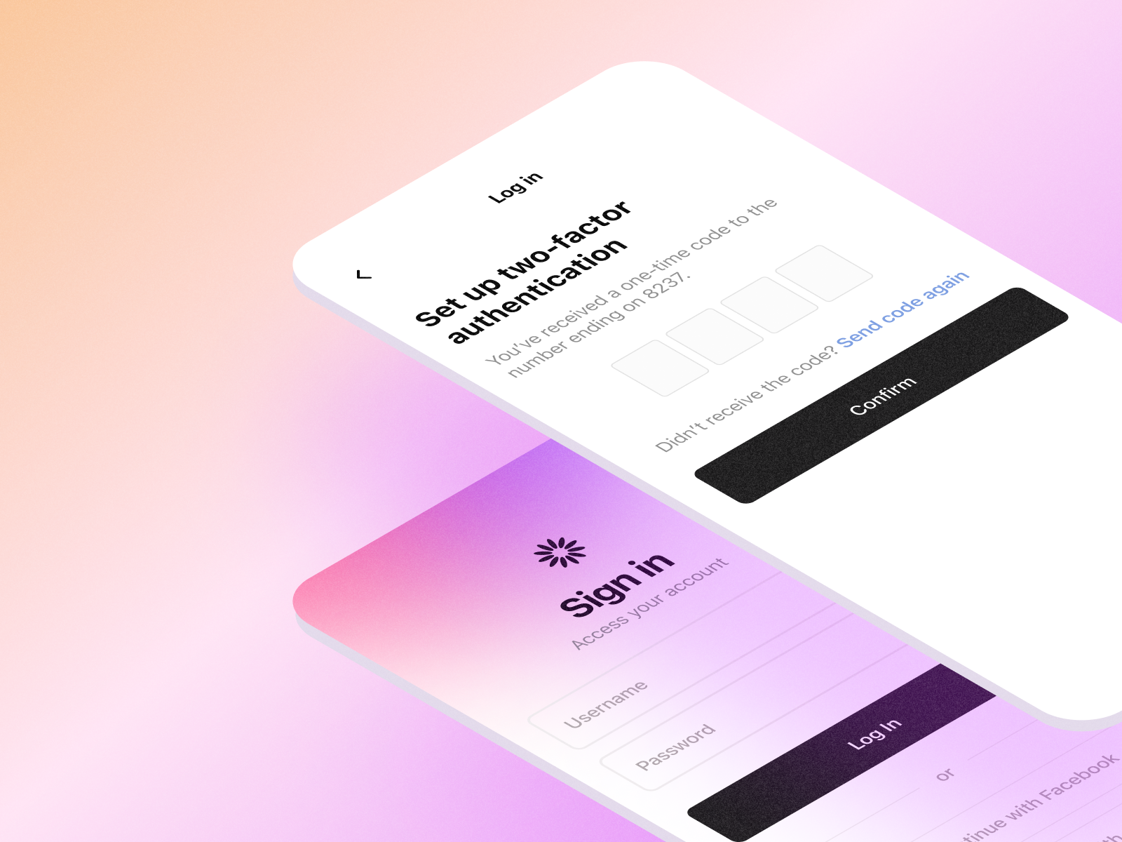 OTP UI Mobile App Screen Concept by Alice Marin on Dribbble