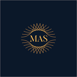 MAS letter simple logo and minimal logo by MOSTAFA KAMAL on Dribbble