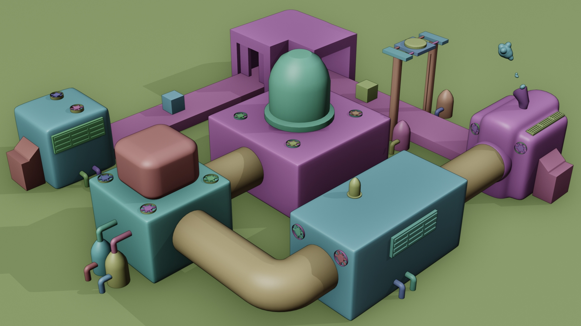 Isometric company by Alao Michael on Dribbble