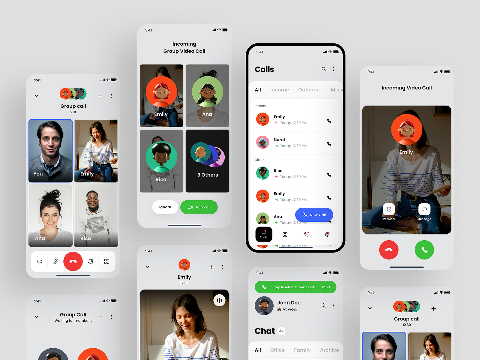 Chatinc - Message App UI KIT by Hatypo Studio on Dribbble