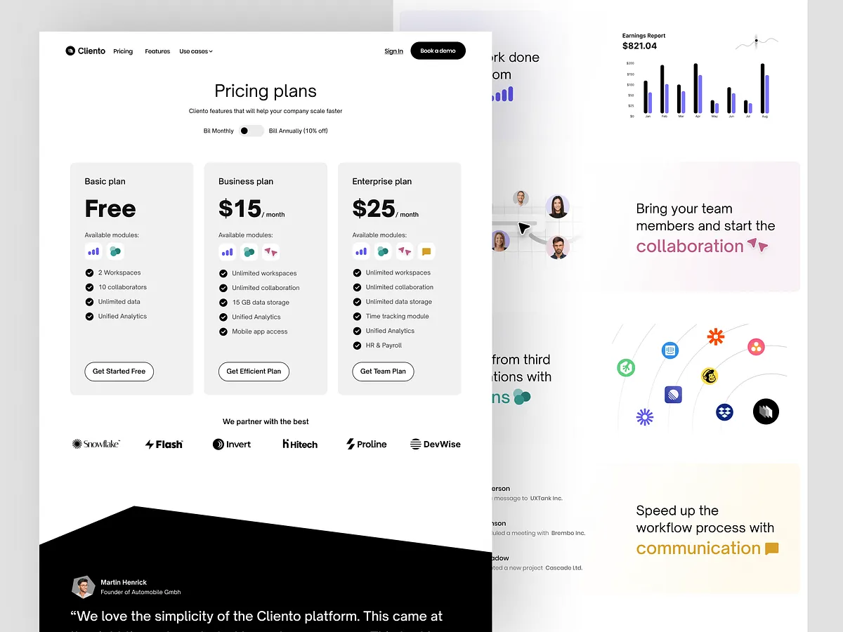 Billing Page designs, themes, templates and downloadable graphic ...