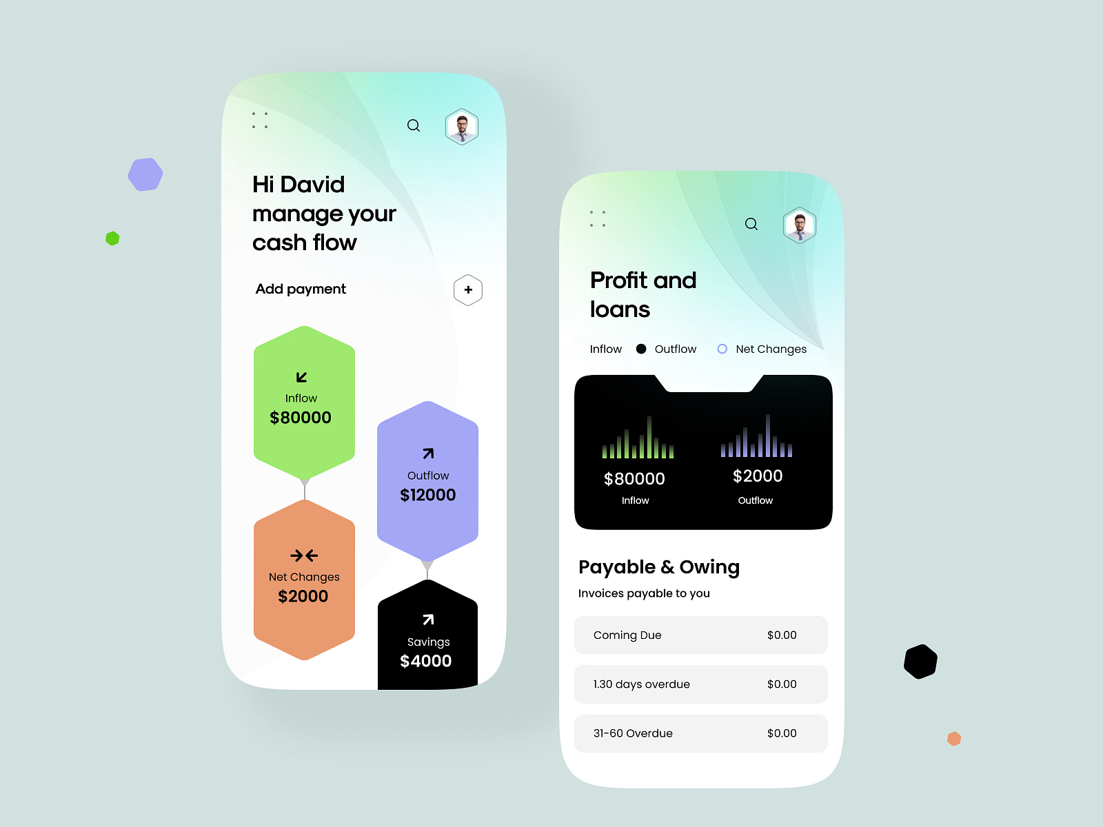 Finance Mobile App Design by Ghulam for Upnow Studio on Dribbble