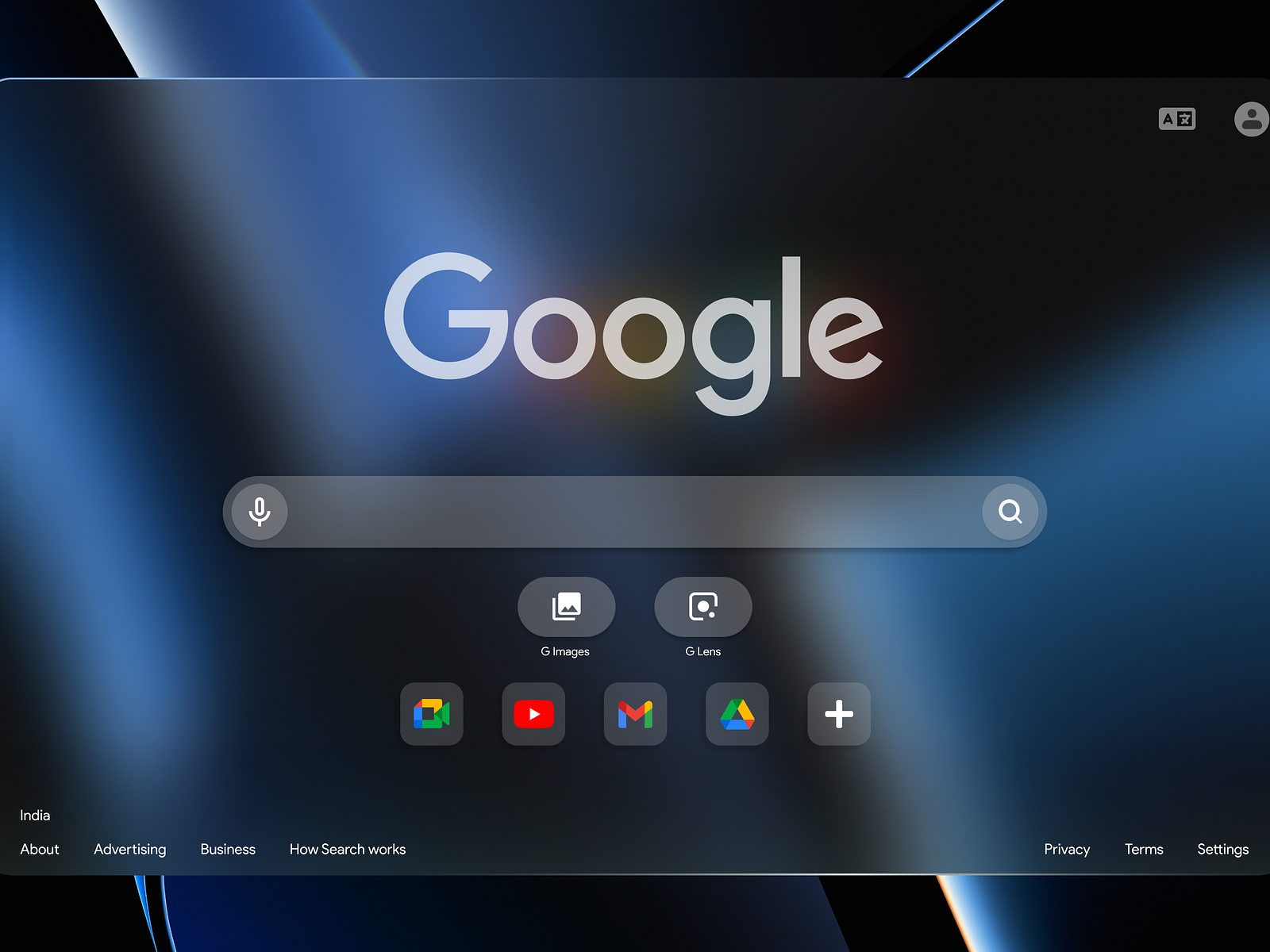 Google Landing page redesign For Windows 12 - Dark mode. by Abhilash ...
