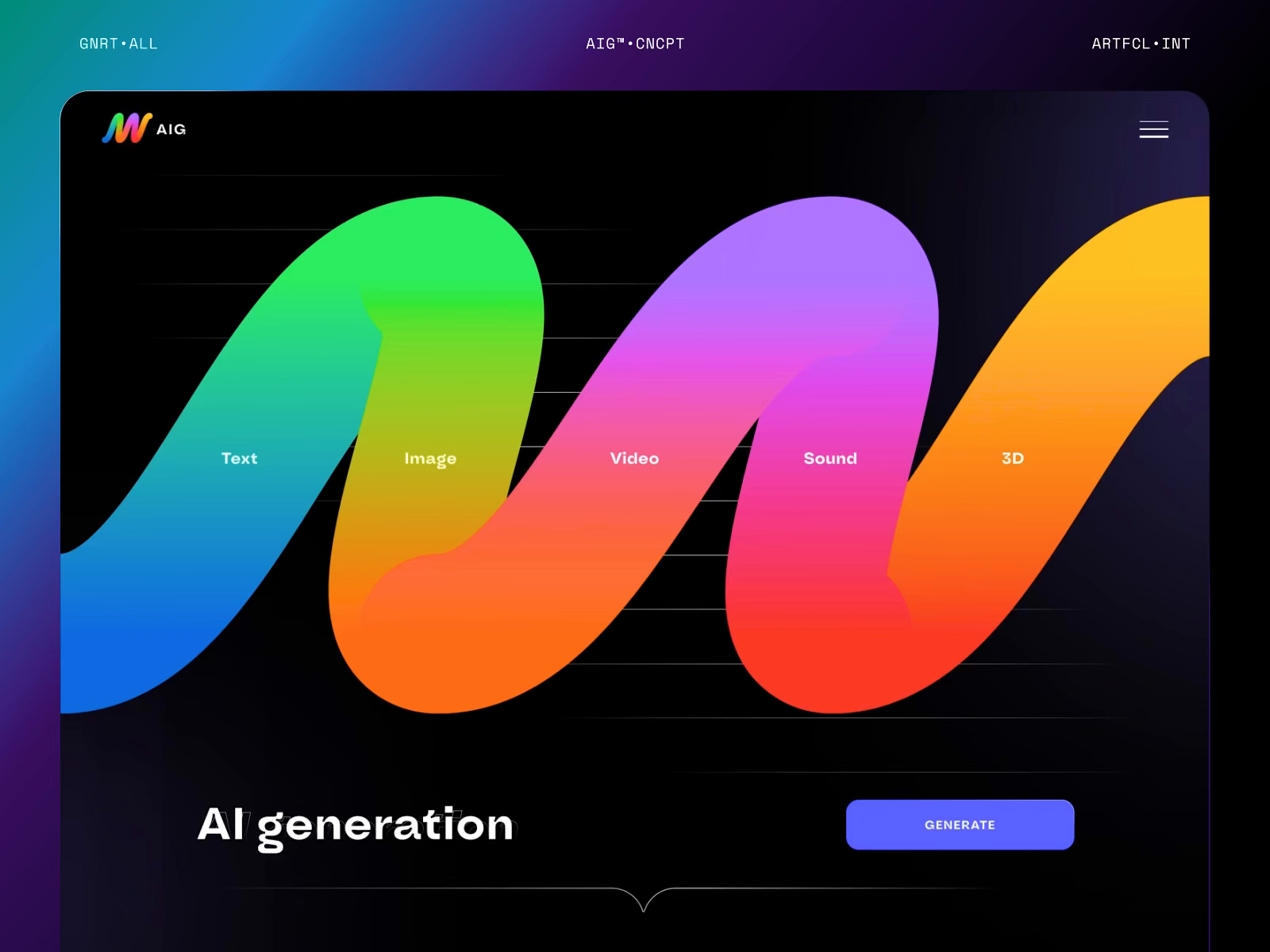AIG // Website by BL/S® on Dribbble
