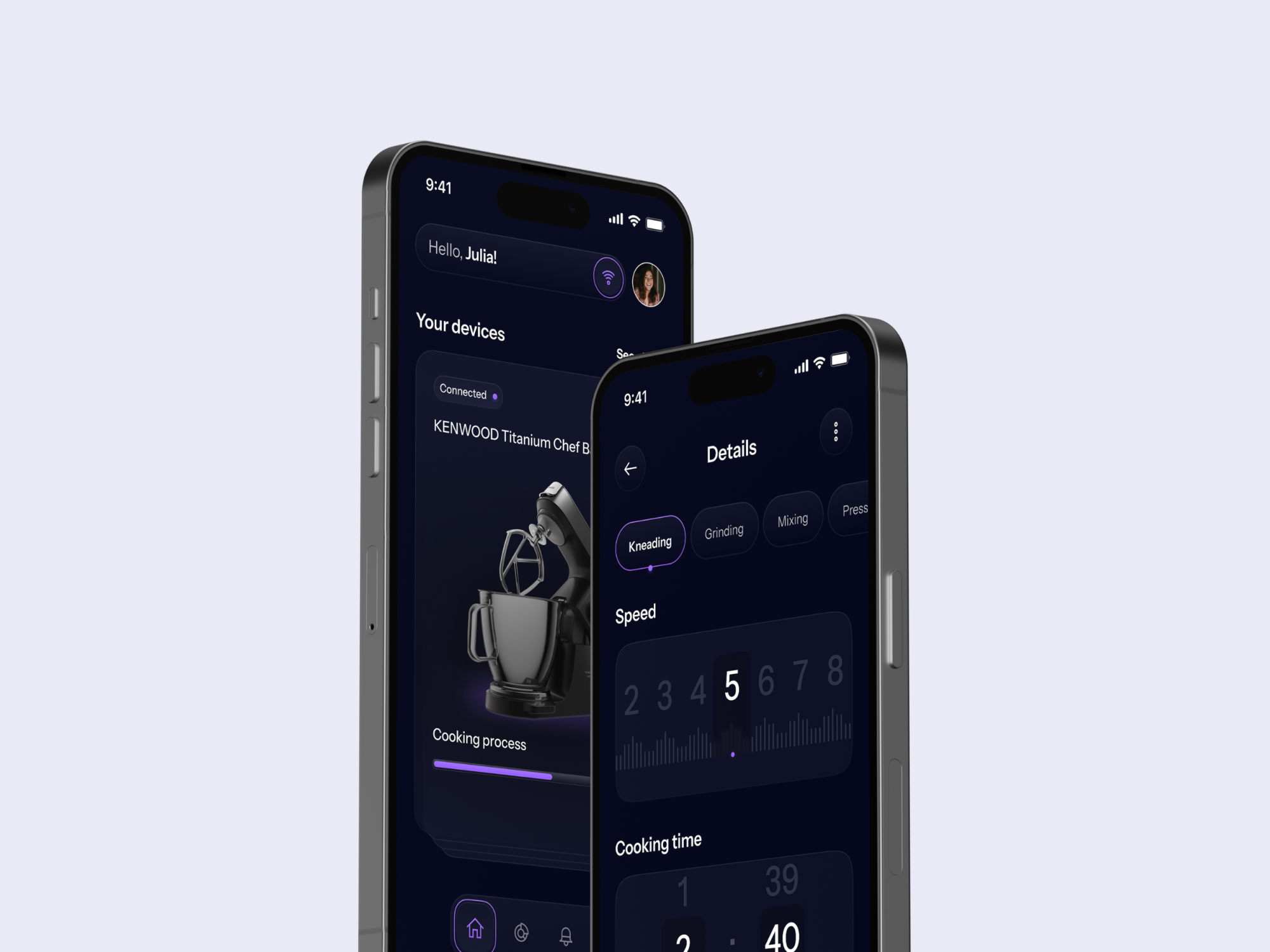 Smart kitchen mobile app by Layo on Dribbble