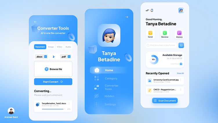 File Manager Ui By Muhammad Fawwaz Arshad Said On Dribbble