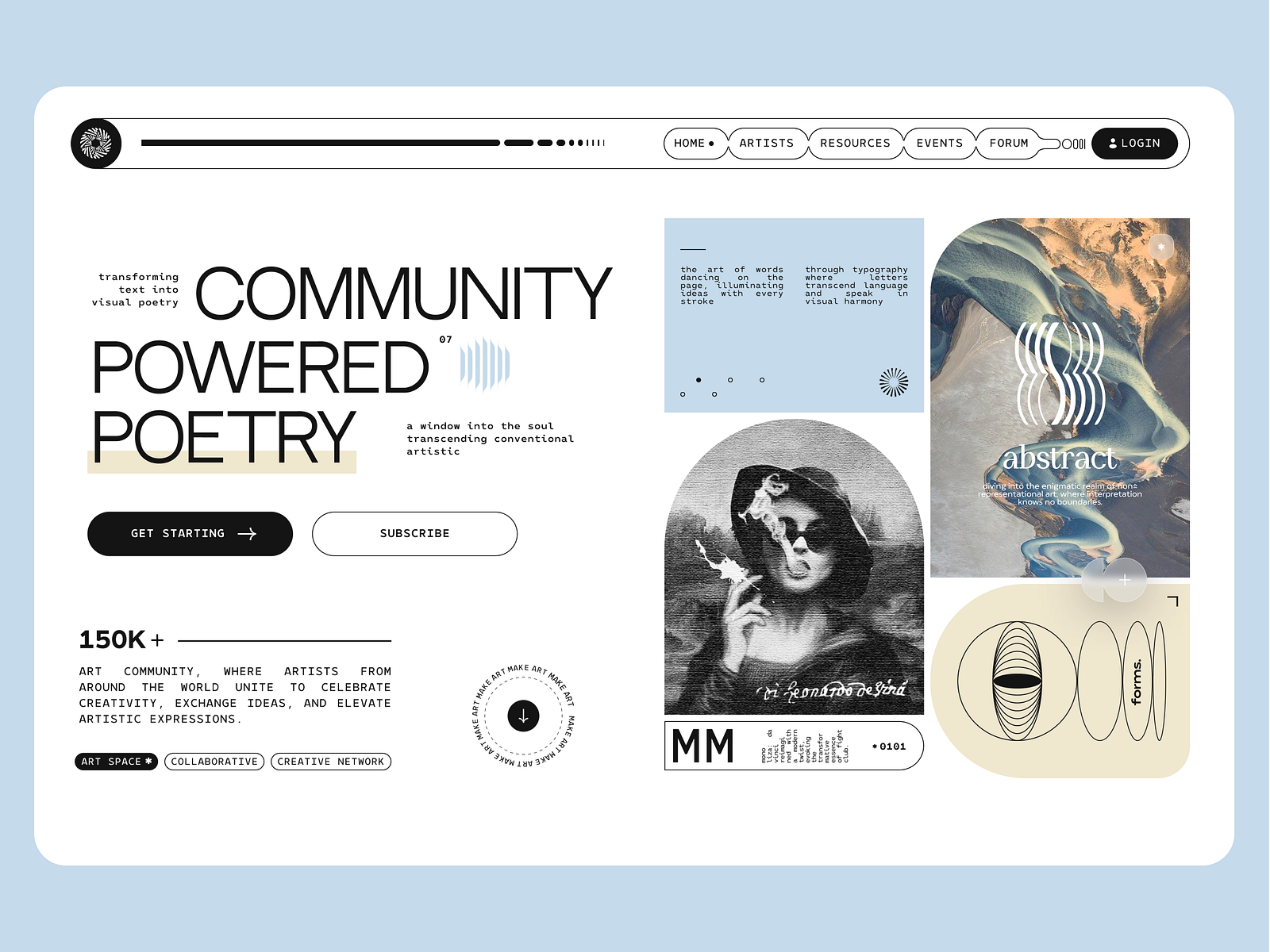 Web3 Art Museum UI Design Shot by Linur for Eloqwnt on Dribbble