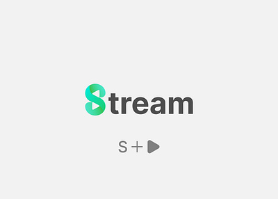 modern logo s, s and play button logo, s letter logo, media logo by ...