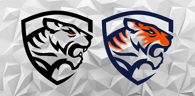 Tiger + Shield Vector logo by Jayveersinh Mahida on Dribbble