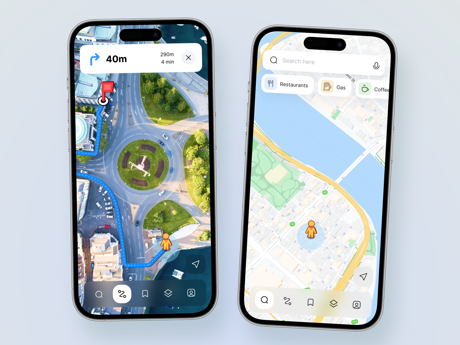 Google Maps Redesign Concept by Ronas IT | UI/UX Team on Dribbble