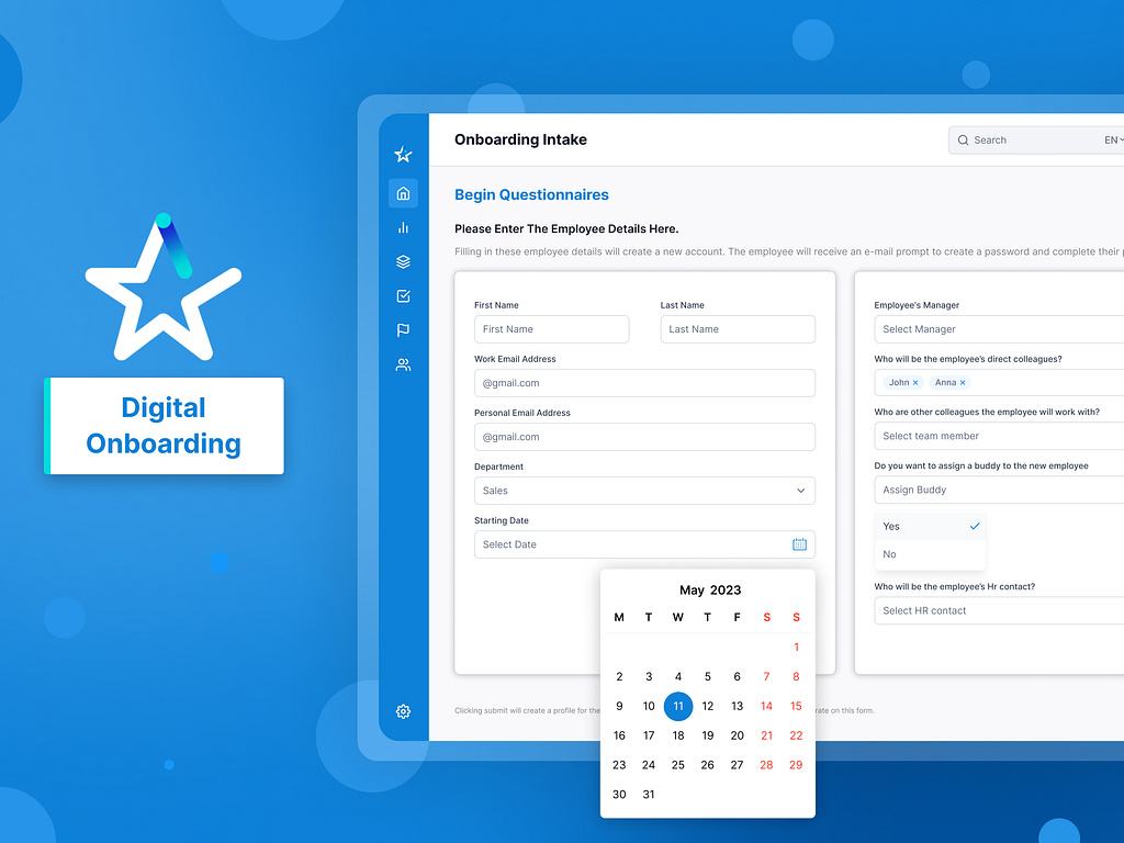 Employee Management Tool UX/UI Design by ZeeFrames on Dribbble