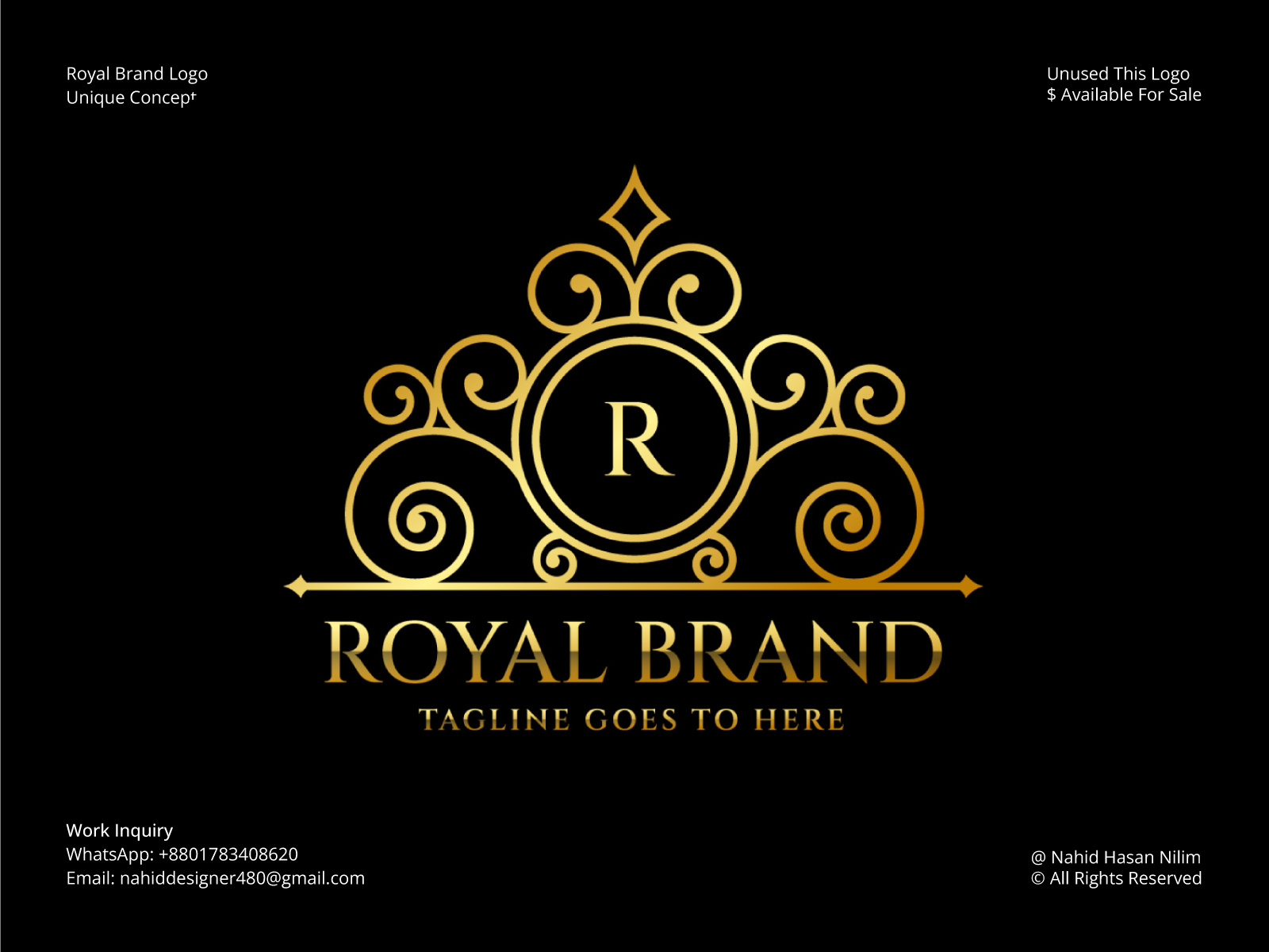 Royal Logo Luxury Logo Royal Brand Logo Design Vector Template By