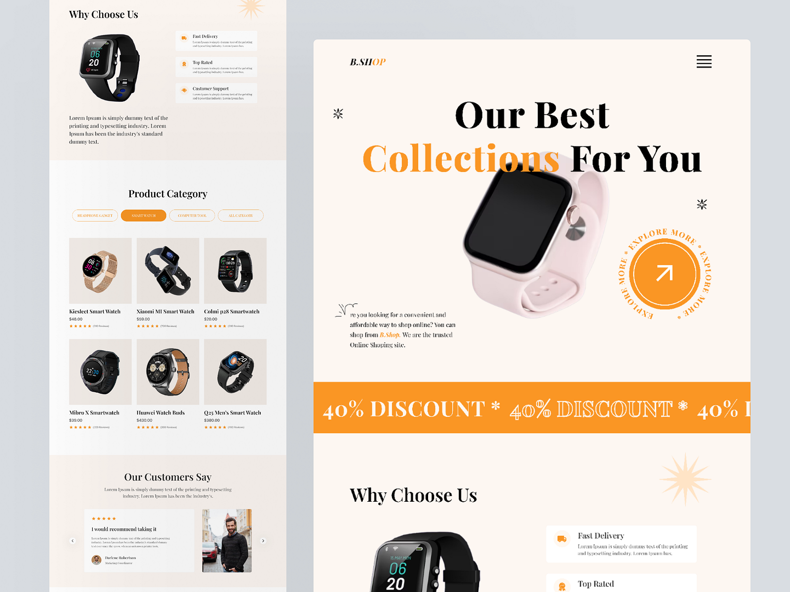 Ecommerce Gadget Store by Mehedi Hasan Shuvo on Dribbble