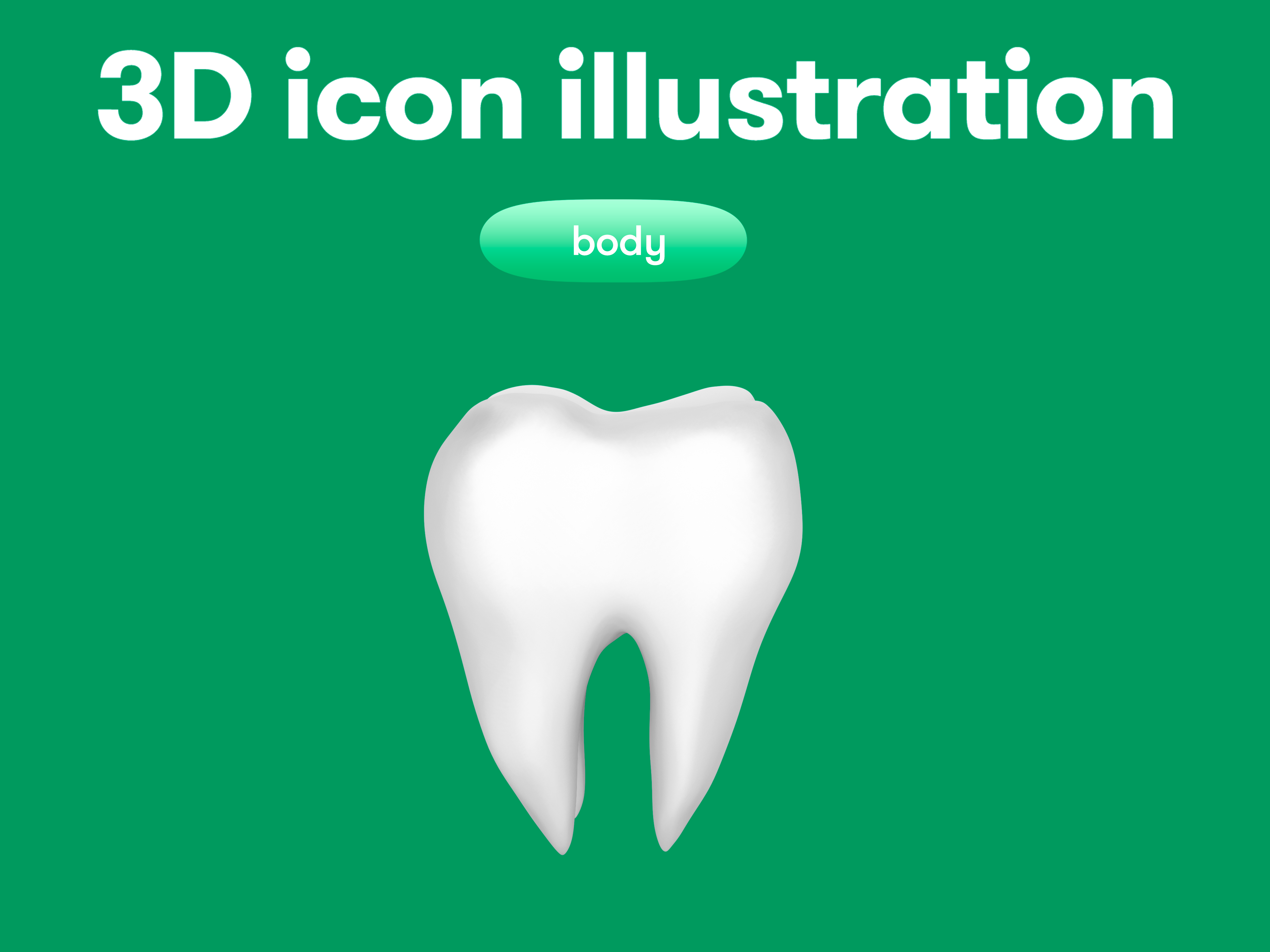 3d Tooth Icon