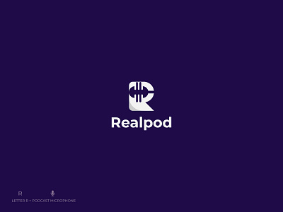 Letter R Podcast Microphone Logo by MD JAHIRUL HAUQ JONY (Logo Designer ...