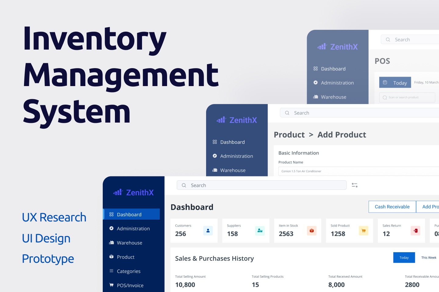 Inventory Management System by Muhammadullah Alam on Dribbble