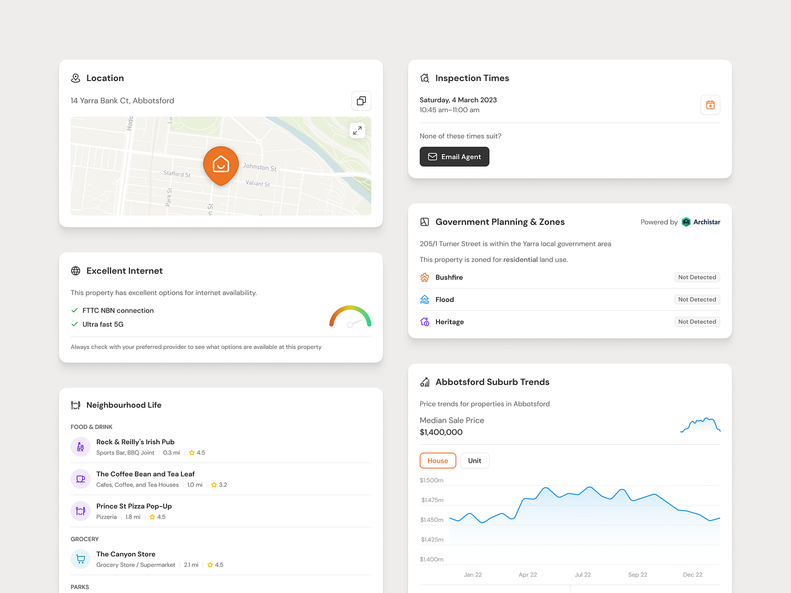Property Details Cards by Prakash Ghodke 👋 for Never Before Seen on ...