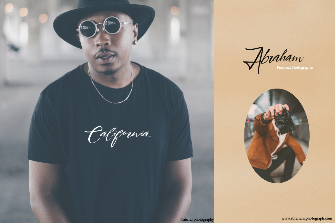 Abraham script font by Burhanuddin72 on Dribbble