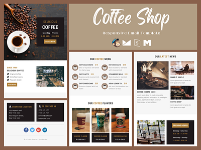 Coffee Shop – Multipurpose Responsive Email Template by Pennyblack ...