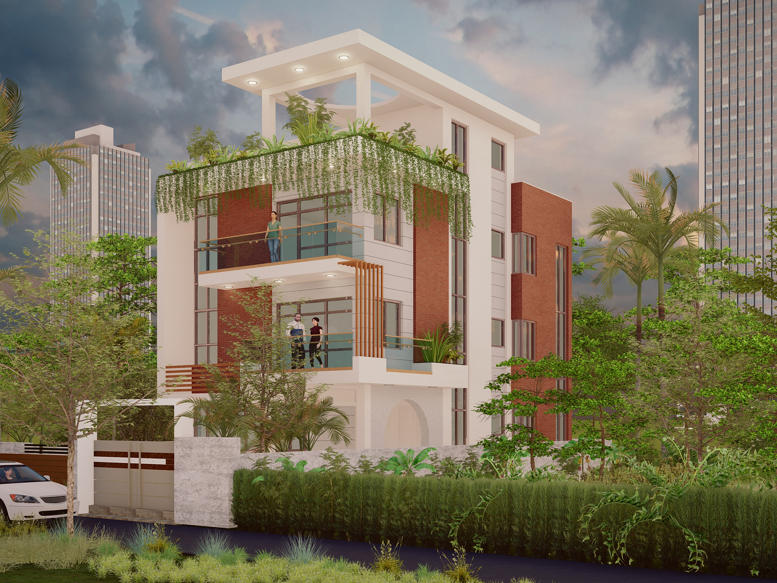 3 Storied Residential Building by Arch Himel on Dribbble