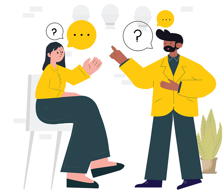 conversation concept by sowmia lakshmi on Dribbble