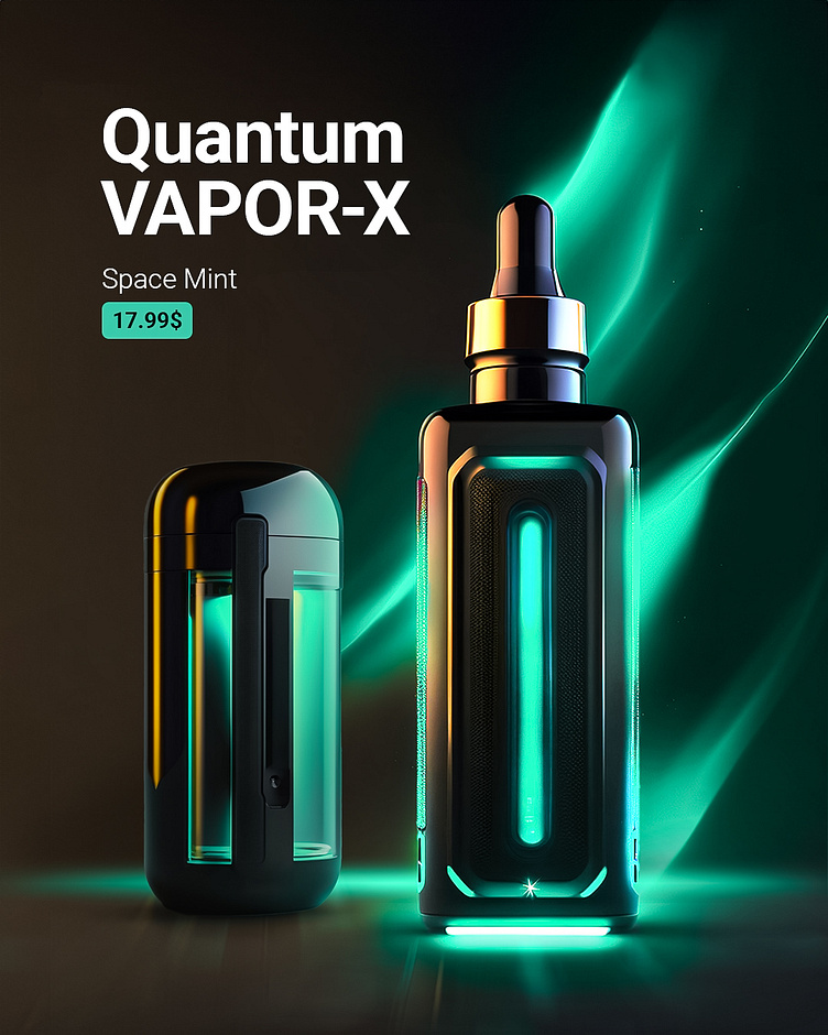 Cosmic Vape Social Media Post Design by tridle on Dribbble