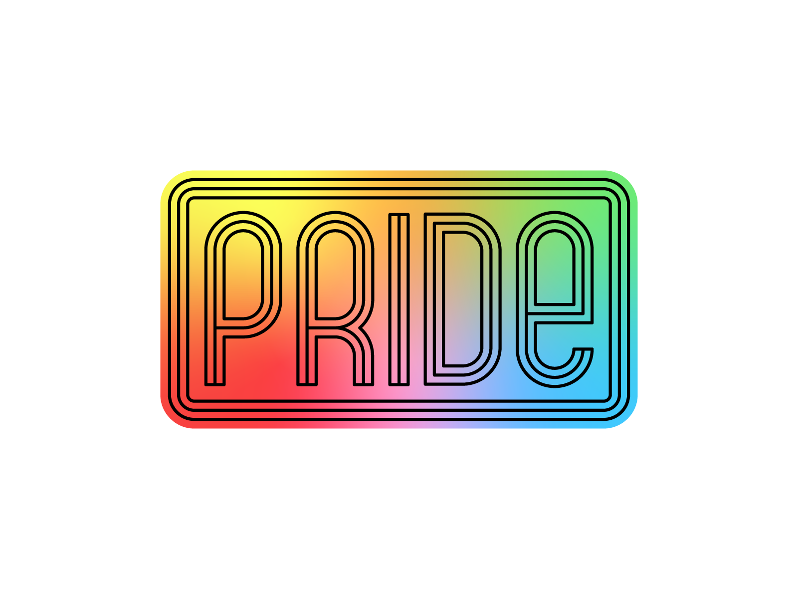 Day 27 PRIDE 🏳️‍🌈⁠ by Sander de Wekker on Dribbble