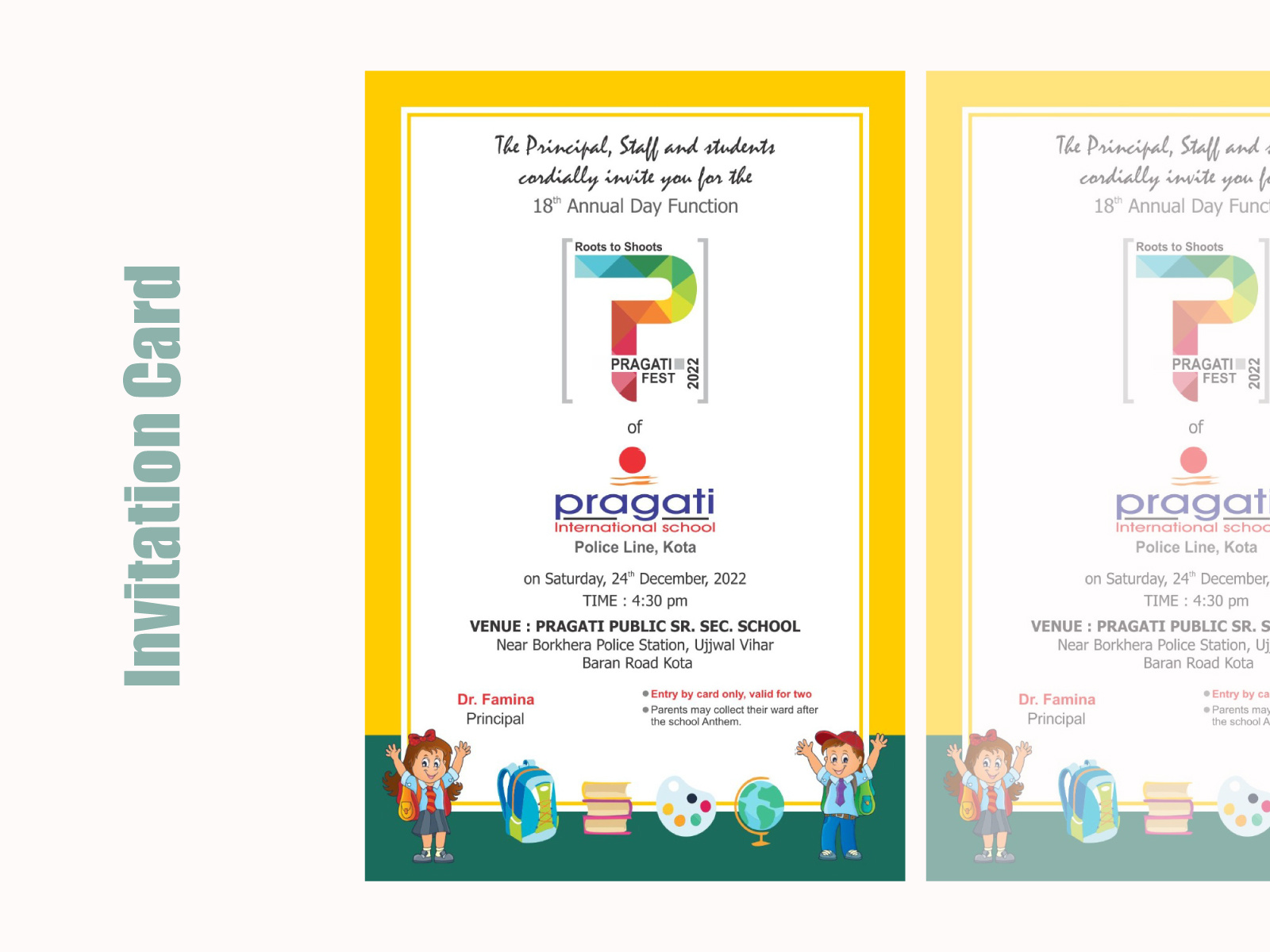 Invitation Card Design by moin khan on Dribbble