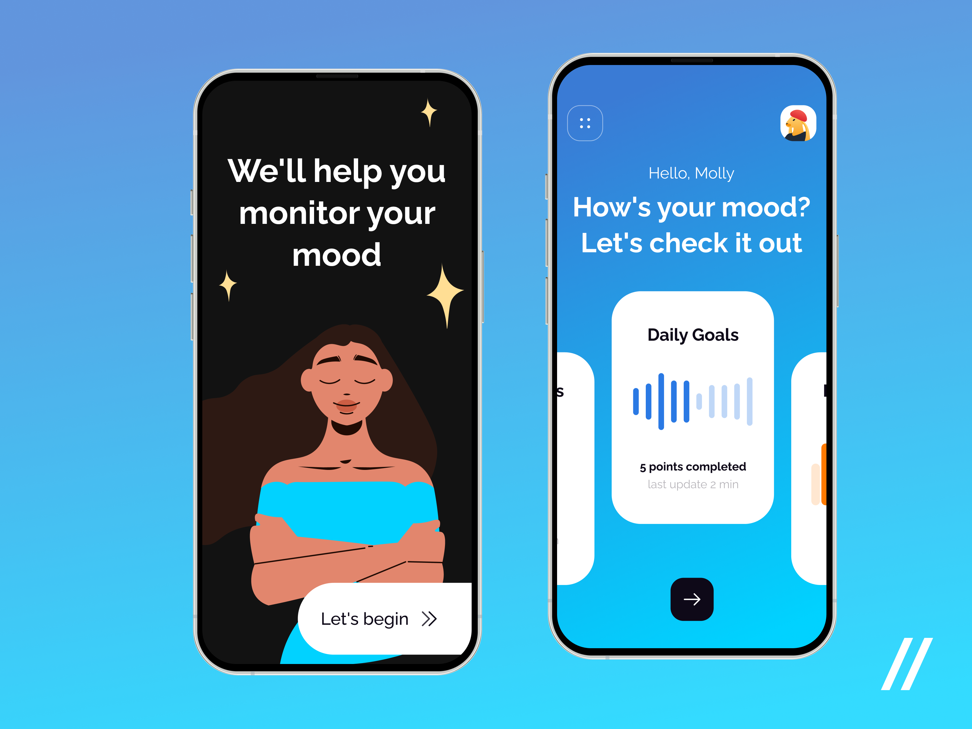 Mood Tracking Mobile IOS App by Purrweb UI/UX Agency on Dribbble