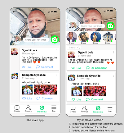 Social media news feed interface design by Ezema Samson Chidindu on ...