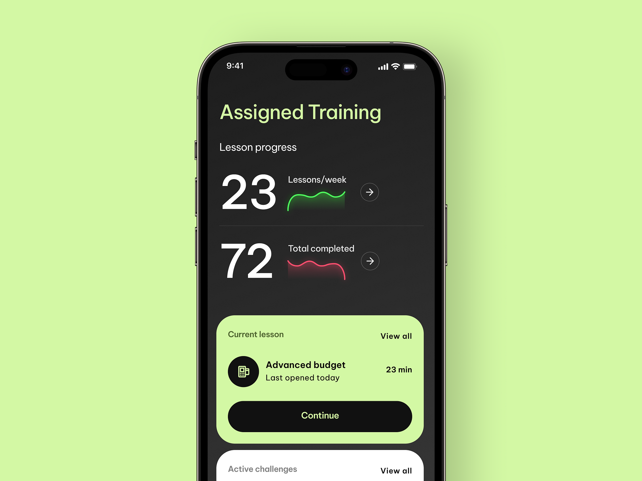 Training mobile app by OpraDigital® on Dribbble
