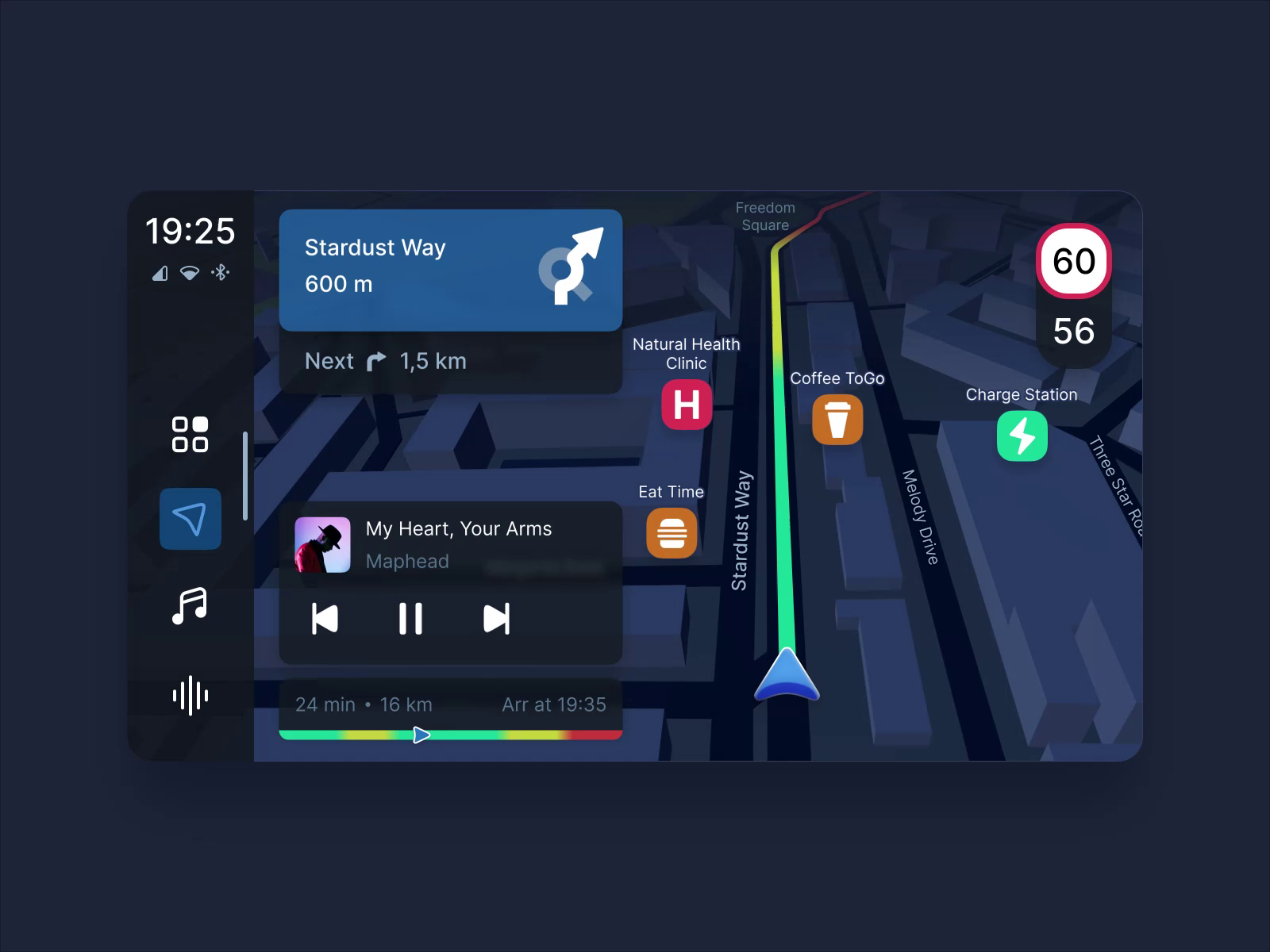 Automotive HMI Concept Design by Andrey Shchapov on Dribbble