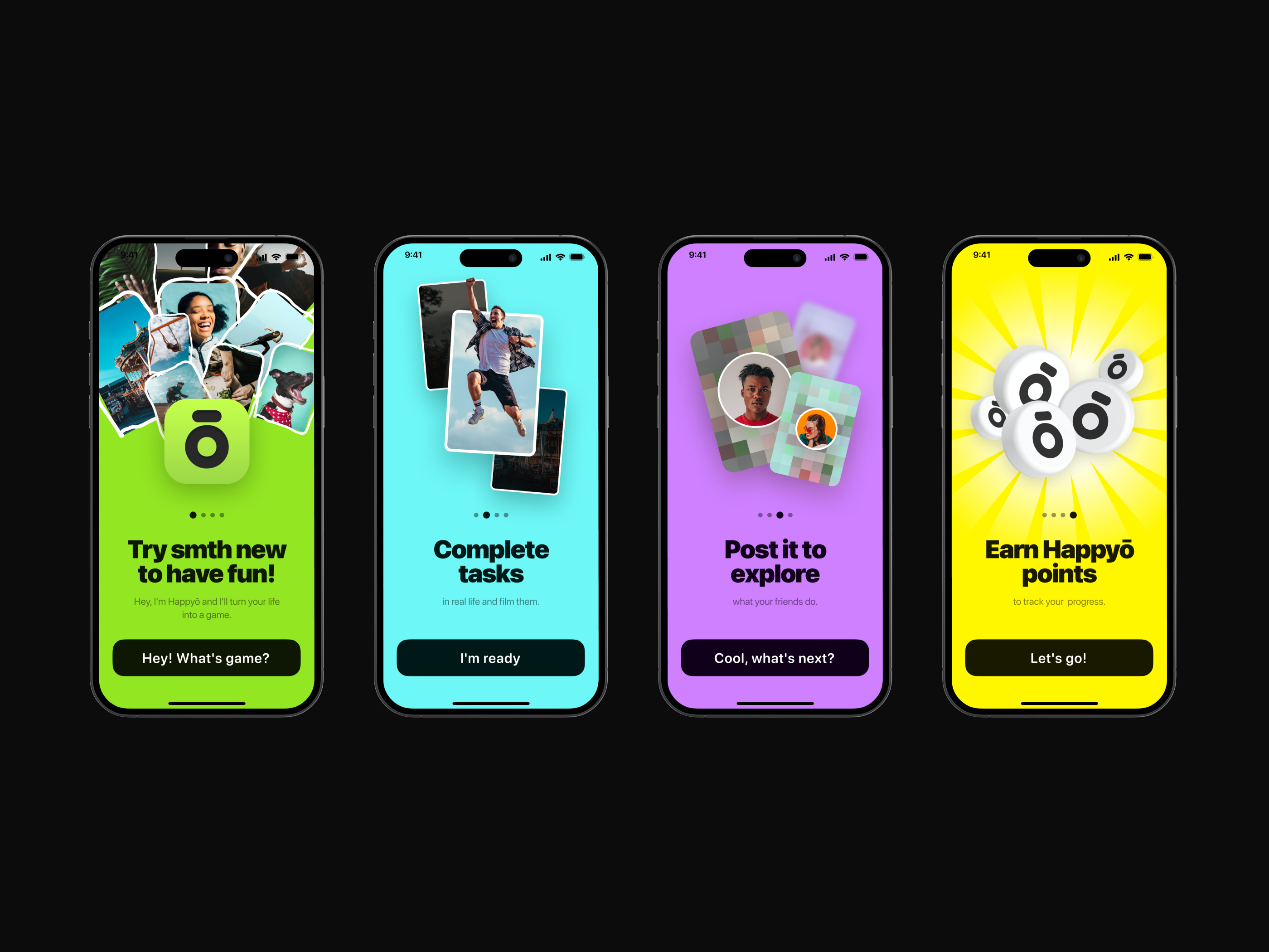 Happyō — Social Video Platform Showcase by 69pixels. on Dribbble