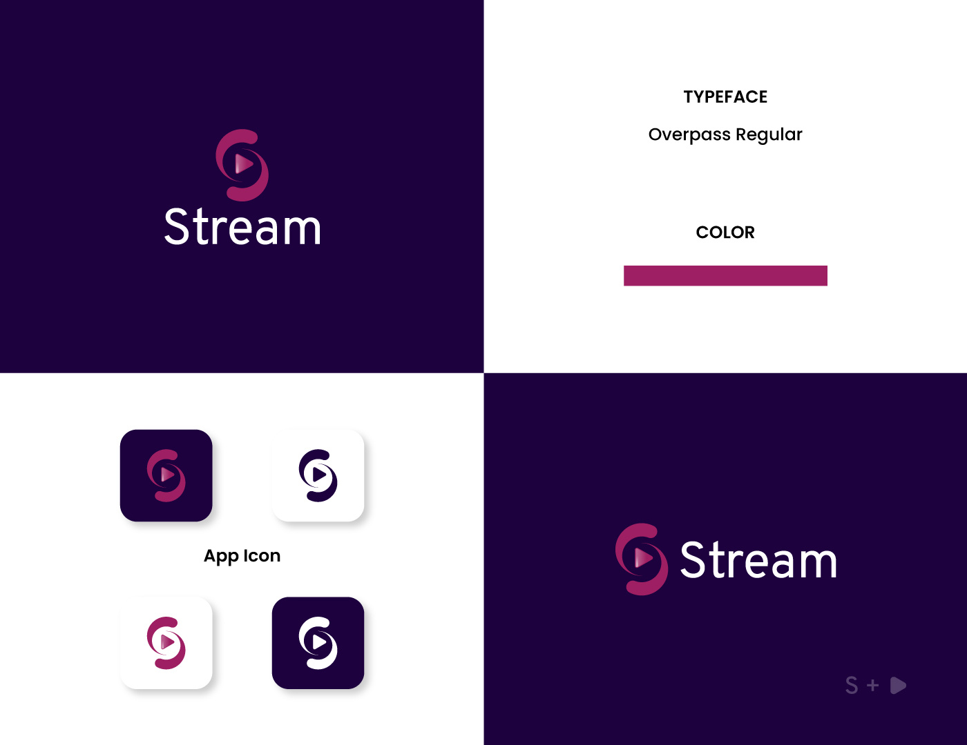 Concept: Stream - Logo Design (Unused) by Sabrina Abdur Rahman on Dribbble