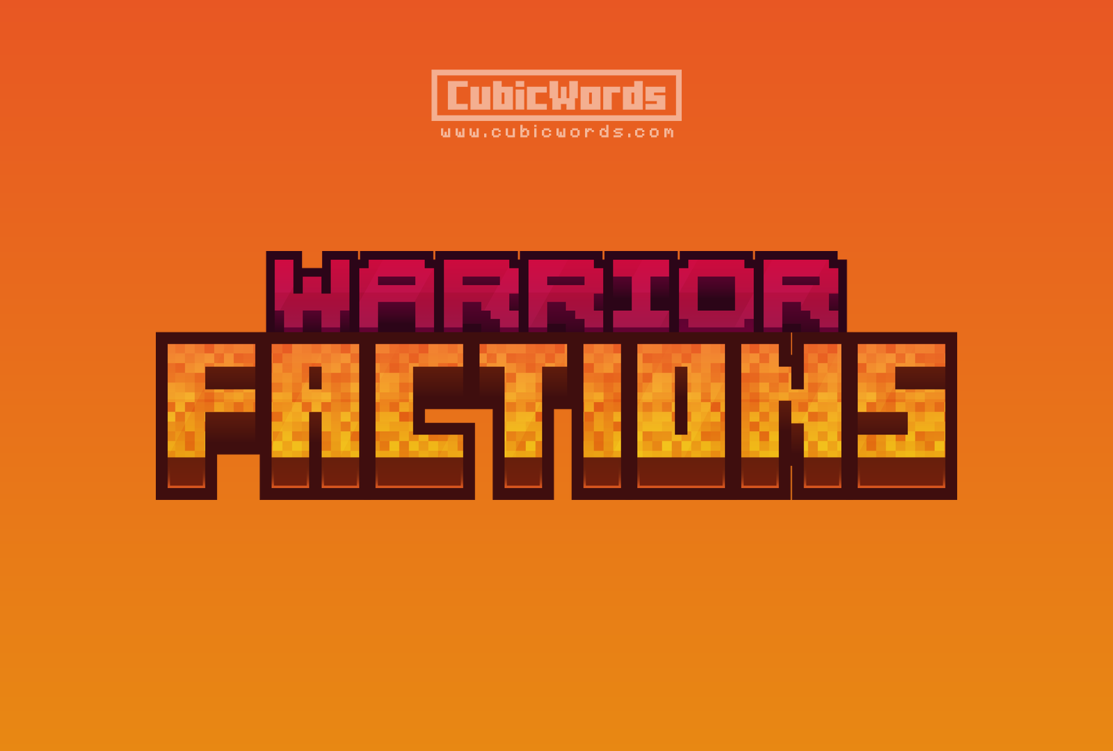 Minecraft Logo (Warrior Factions) by docy on Dribbble