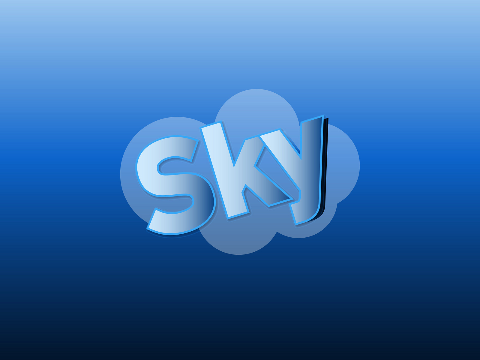 Sky Logo Gradient Color! by Abukar Sky on Dribbble